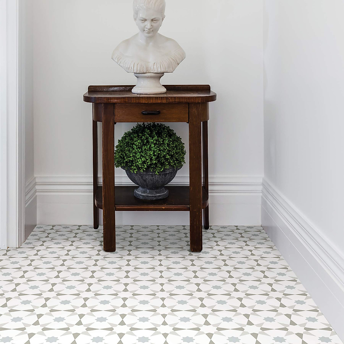 FloorPops FP2952 Stellar Peel & Stick Floor Tiles, Multicolor