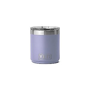 YETI Rambler 10 oz Stackable Lowball 2.0, Vacuum Insulated, Stainless Steel with MagSlider Lid, Cosmic Lilac
