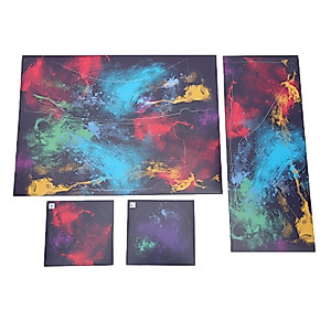 VGEBY VR Glasses Skin Stickers,Protective Skin Decals PVC Removable Glasses Sticker Controller Skin Stickers for Quest 2 Accessories (Splash Ink and Color)