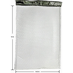 Progo 15 ct #7 Extra Large Poly Bubble Mailers 14.5x19 Inch Bubble Lined Cushioned Poly Mailer. Tear-proof, Water-resistant and Postage-saving Lightweight Shipping Padded Envelopes/Bags.