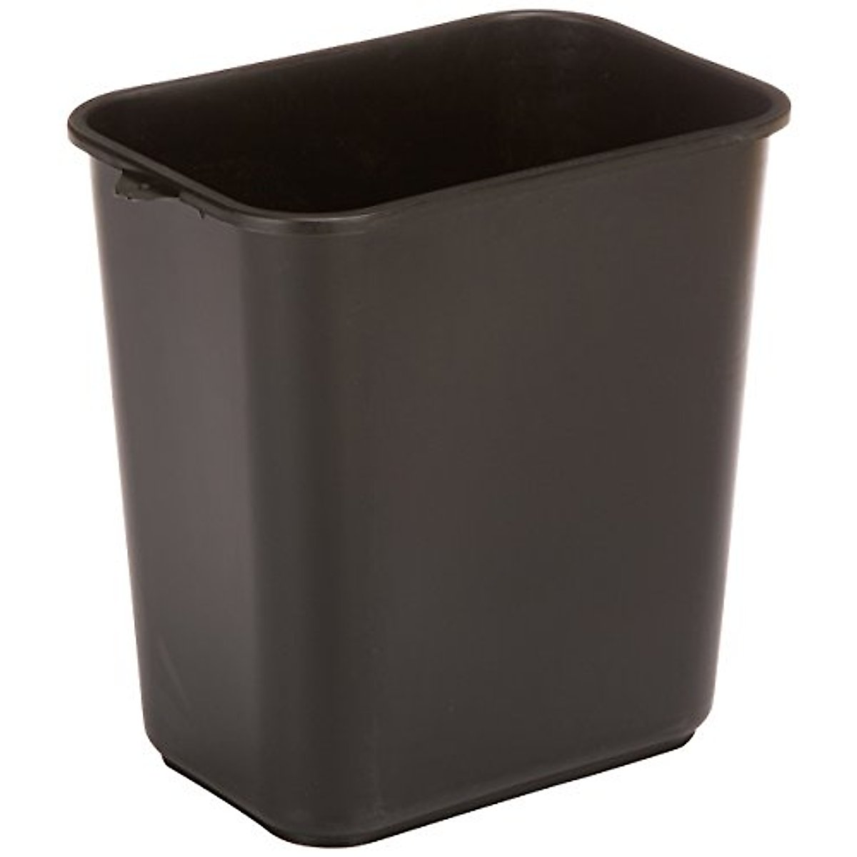 Impact 7702-5 Pinch'm Plastic Rectangular Soft-Sided Wastebasket, 28 qt Capacity, 14-1/2" Length x 10-1/2" Width x 15-1/2" Height, Black (Case of 12)