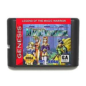Brave Battle Saga Legend of the Magic Warrior 16 bit MD Game Card For Sega Mega Drive For Genesis-NTSC-U