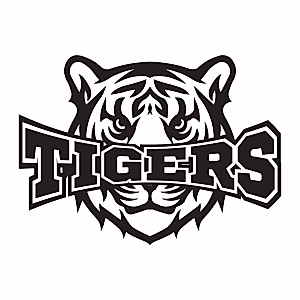 FashionTats Classic Mascot Temporary Tattoos | MADE IN THE USA | Skin Safe | Removable (Tigers)