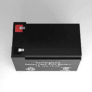 BatteryGuy Back-UPS 450 Replacement 12V 12Ah SLA Battery Brand Equivalent (Rechargeable, High Rate) - Qty of 1