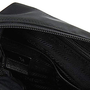 Prada Unisex Medium Black Tessuto Nylon Messenger Crossbody Handbag