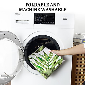 GlowSol Washable Area Rug 8x10 Large Rug Boho Floral Living Room Rug Non-Slip Nursery Rug for Bedroom,Low-Pile Carpet Print Distressed Entryway Rug for Laundry Dining Room Office Hall