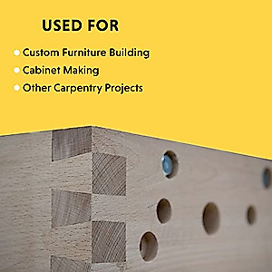 General Tools Woodworking Dovetail Jig - 12" Template Kit for Furniture & Wood Cabinet Making,Gold