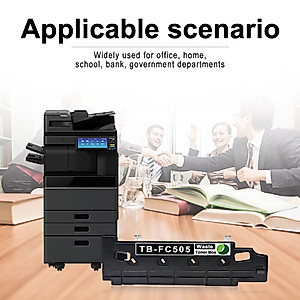 2 Pack TB-FC505 High Capacity Waste Toner Box Compatible TBFC505 Waste Toner Container Replacement for Toshiba e-Studio 2505AC 2555C 3508A 3515AC 4555C 4508A 3015AC 3555c 3505AC 2515AC 3055C 3005AC
