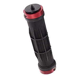 FocusFoto 1/4" Mount Handheld Handle Grip Stand Stabilizer Support for Digital Video Camera Camcorder Action Camera LED Video Light Smartphone