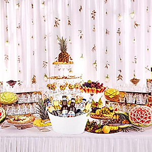 Tiawudi 12 Pack Plastic Storage Bins, Multi-Use Organizer Bins, Oval Storage Tubs for Home & Bathroom Organization, 4.5 Liter Each