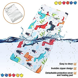 2 Pcs USB Portable Bottle Warmer Travel Milk Hot Keeper USB Travel Infant Bottle Keep Warmer Thermostat for Indoor Outdoor (Dinosaur Style)