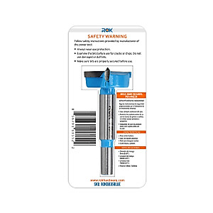 Rok Hardware 35mm Hinge Boring Forstner Drill Bit, Blue ROKBB35BLUE