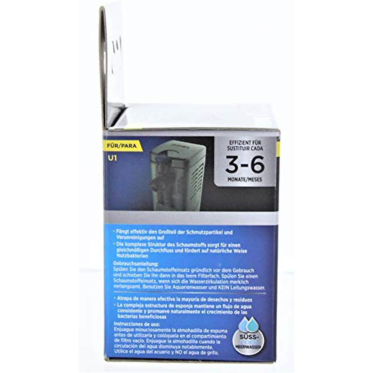 Fluval U1 Underwater Filter Foam Pads (4 Pack)