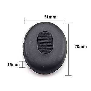CRUVURBI Replacement Earpads Ear Cushions for Bose Quiet Comfort 3 QC3 OE OE1 ON Ear Headphones Ear Cover Sponge Sleeve