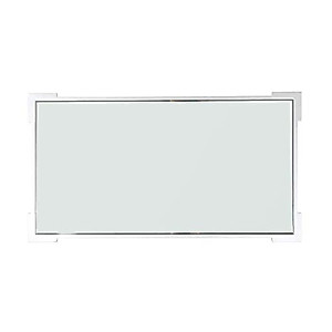 Christopher Knight Home Solanna Mirror Finished Faux Wood Coffee Table, Clear / Mirror White, 23 in x 42.15 in x 18.25 in