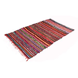 Handmade Braided Chindi Rug, Rag Rug, Area Rug, Carpet Rug, Runner Rug 3x5 Foot, 4x6 Foot, 5x7 Foot, Carpet Rug (4x6 Foot)