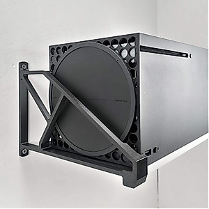 3DCabin Wall Mount Wall Bracket Holder compatible with Xbox Series X : Horizontal Front Facing