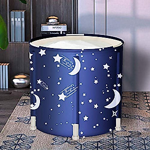 LUCKUP Portable Ice Bathtub for Athletes and Adults - Foldable Freestanding Soaking Bathtub for Outdoor & Bathroom, Keep Temperature Cold Plunge, Perfect for Recovery and Therapy