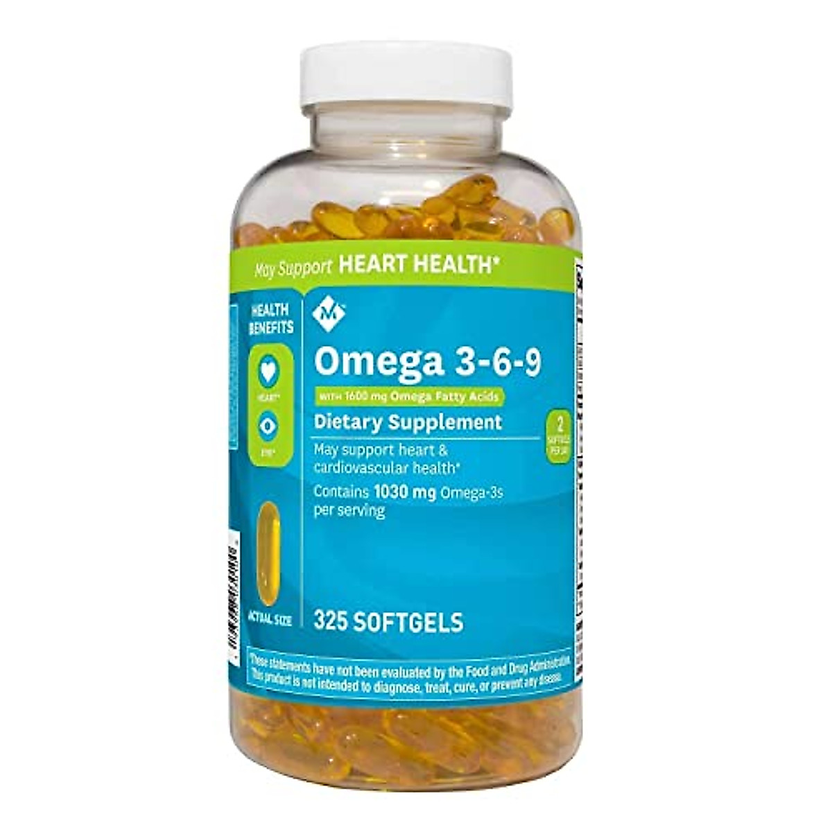 Member's Mark Omega 3-6-9 Dietary Supplement (325 ct.) by Members Mark