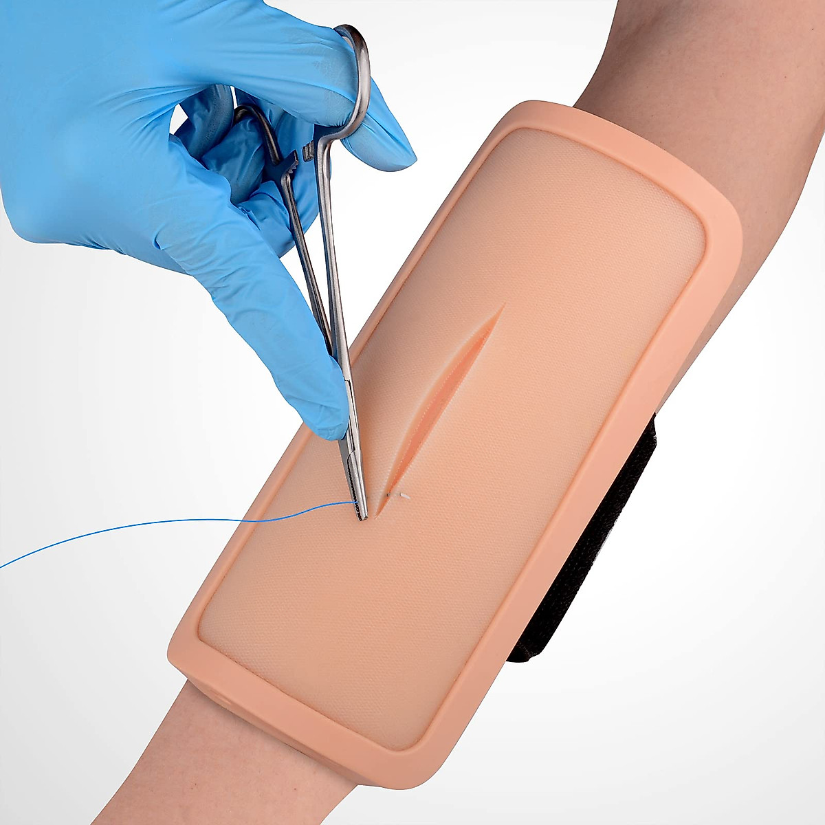 Medarchitect Wearable Suture Practice Pad Durable Embedded Two Layers Meshes for Educational Use Only