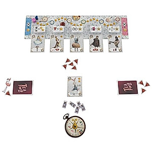 Tea For 2 Board Game - Alice's Wonderland Deck-Building Game, Strategic and Evolving Gameplay, Fun Family Game for Kids & Adults, Ages 10+, 2 Players, 30 Minute Playtime, Made by Space Cowboys