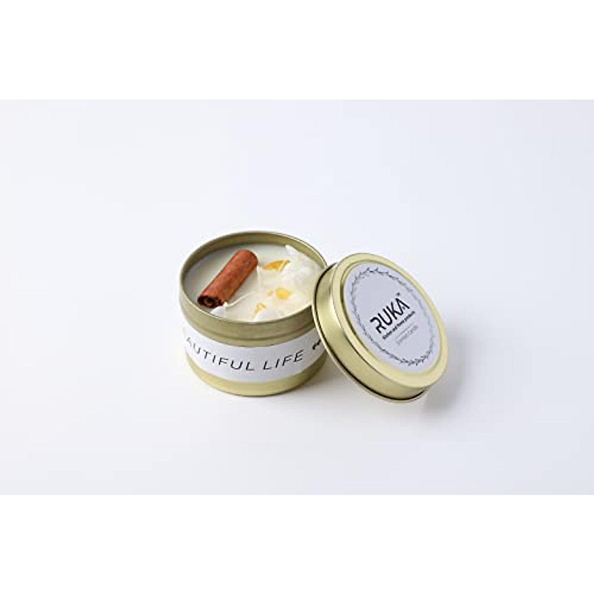 Luxury Scented Aromatherapy Candle with Essential Oil for Stress Relief, Smoke-Free Strong Fragrance Long Lasting Candles for Bath Home 100% Cotton Wick, Natural Soy Wax (4Pcs Gift Set)