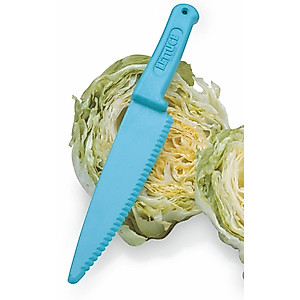 Norpro 586 , Blue Lettuce Knife, 11.25in/28.5cm
