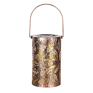 Large Solar Lanterns Outdoor Hanging Lantern Lights, 7.9" Tall LED Decorative Table Lights, Garden Decor Lights Waterproof for Patio, Yard, Pathway, Landscape