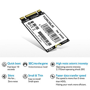 TOROSUS M.2 NGFF 22 * 42mm M.2 2242 240GB Solid State Drive Disk for Desktop PCs and MacPro