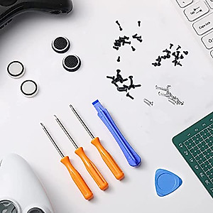 Screws set for PS4 PS5,Xbox one/series X Controller Install Repair Screws and Phillips T6 T8 Screwdrivers Open shell tool,