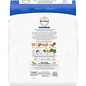 NUTRO ULTRA Adult Large Breed High Protein Natural Dry Dog Food with a Trio of Proteins from Chicken Lamb and Salmon, 30 lb. Bag