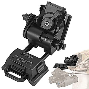 Gexmil CNC PVS15/18 Night Vision Goggles Mount for L4G24 NVG Metal Helmet Mount (Black)
