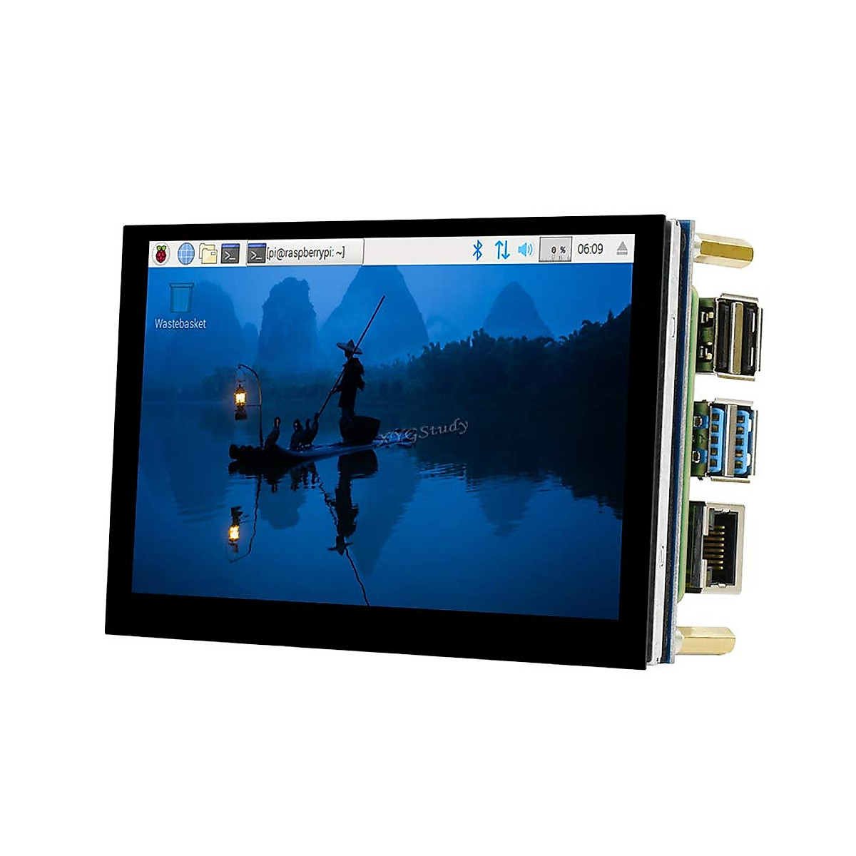 for Raspberry Pi 5inch LCD Capacitive Touch Display Screen 800×480 5inch LCD DSI Interface for Raspberry Pi 4 3 2 Model B B+ A+ Raspbian Retropie Ubuntu Kali WIN10 IoT Driver Free @XYGStudy