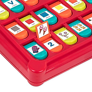 Battat – Pop-Up Alphabet – 50 Letter & Picture Flaps – Shapes, Colors & Letters – Educational & Learning Toys – 3 Years + – Hide & Seek Alphabet