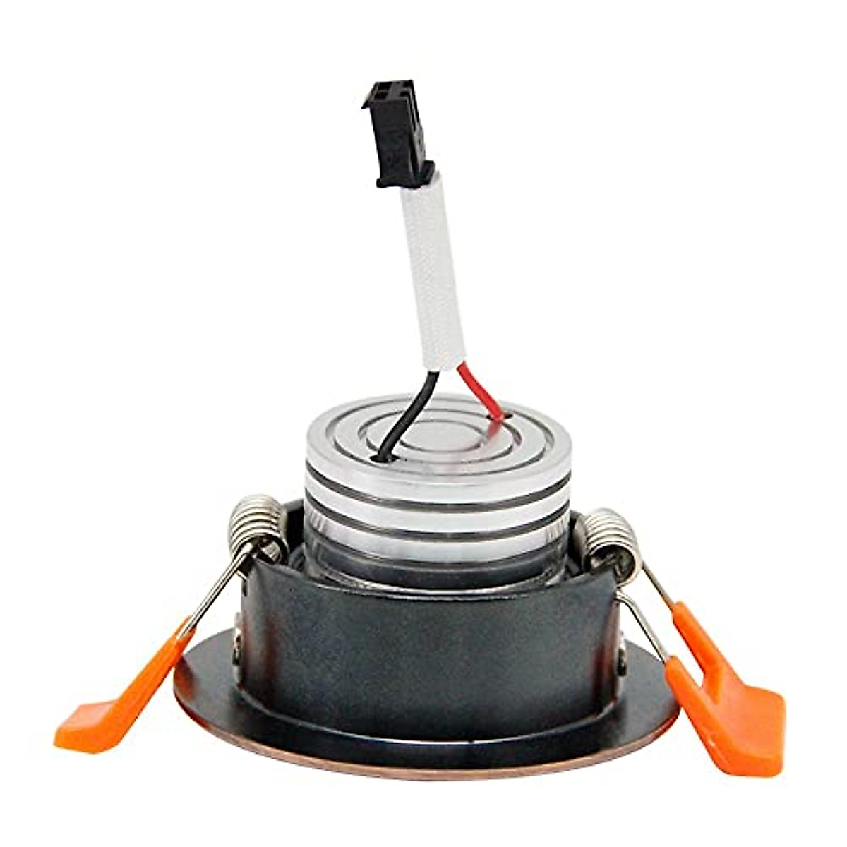 DAKWA 3W Spotlight Aluminum Metal COB Recessed Ceiling Light 3000K/4000K/6000K Selectable Daylight for Home (Size : 6500K White Light)