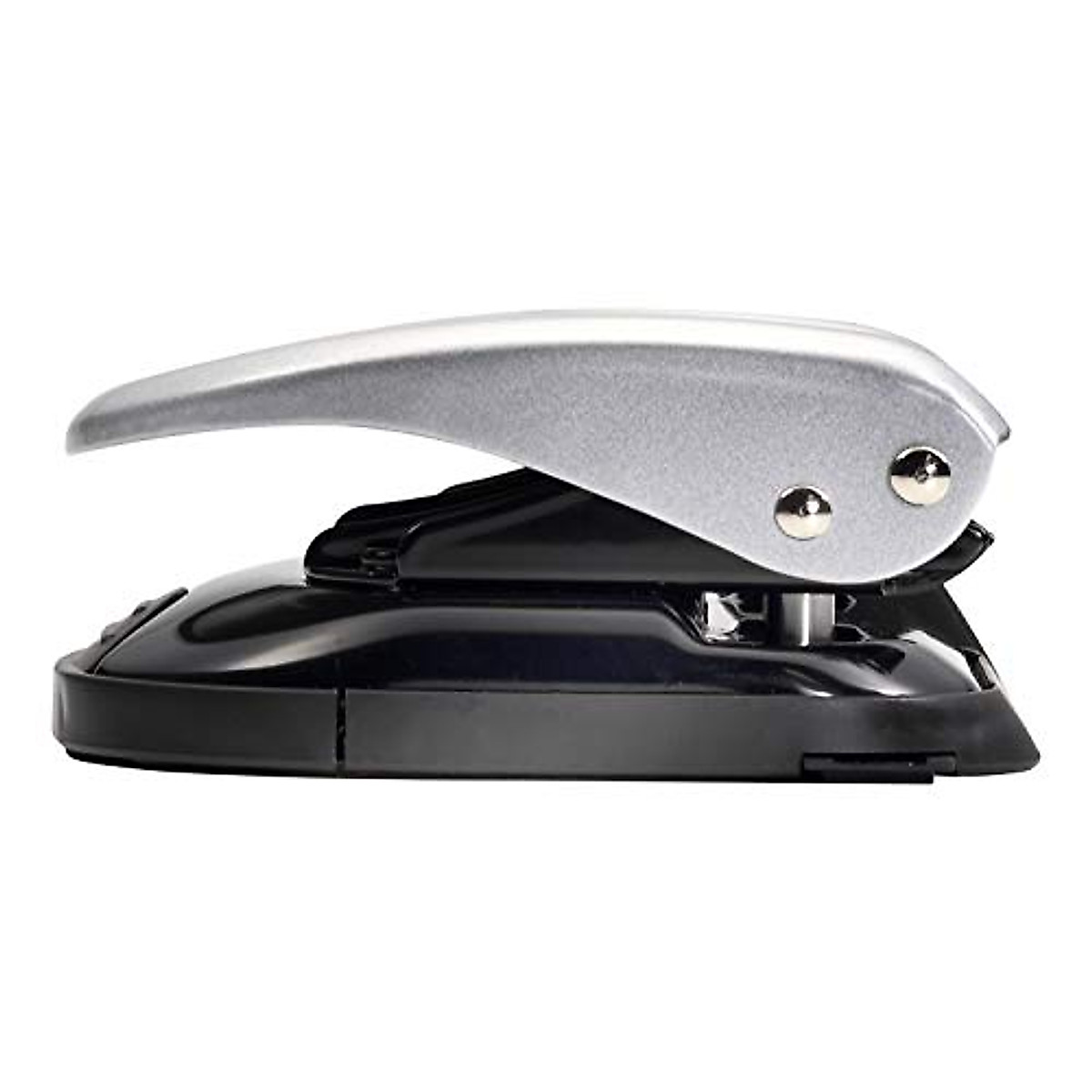 Bostitch Office EZ Squeeze Reduced Effort 2-Hole Punch, 20 Sheets, Locking Handle, Silver (2310)