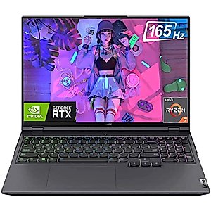 Lenovo 2021 Newest Legion 5 Pro Gen 6 Gaming Laptop, Octa-core AMD Ryzen 7 5800H, 16.0" QHD (2560x1600) IPS 165Hz Display, NVIDIA GeForce RTX 3070(TGP 140W), Type-C (64GB RAM 3200MHz | 4TB PCIe SSD)