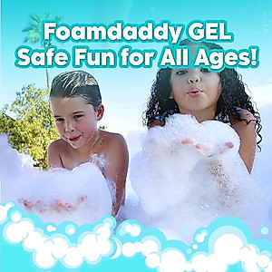 Foam Daddy Foam Machine Gel Solution - Professional Super Stacking Foam Machine Refill, 10 Rounds, Foam Machine Fluid that Makes 400 Gallons of Foam Party Fun! - 1 Gallon