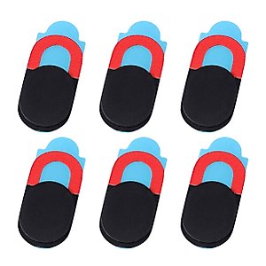 Uonlytech Computer Camera Black Stickers 6PCS Phone Webcam Cover Web Camera Cover for Laptop Computer Tablet Phone Privacy Sticker(Black) Computer Tablets Computadoras Laptop