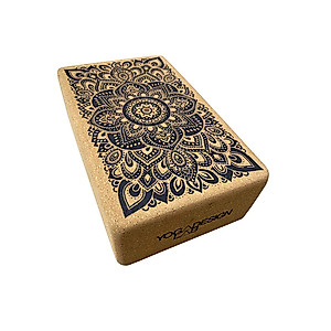 YOGA DESIGN LAB | The Cork Block | Eco Friendly Luxury | Superior Grip and Strength | Natural