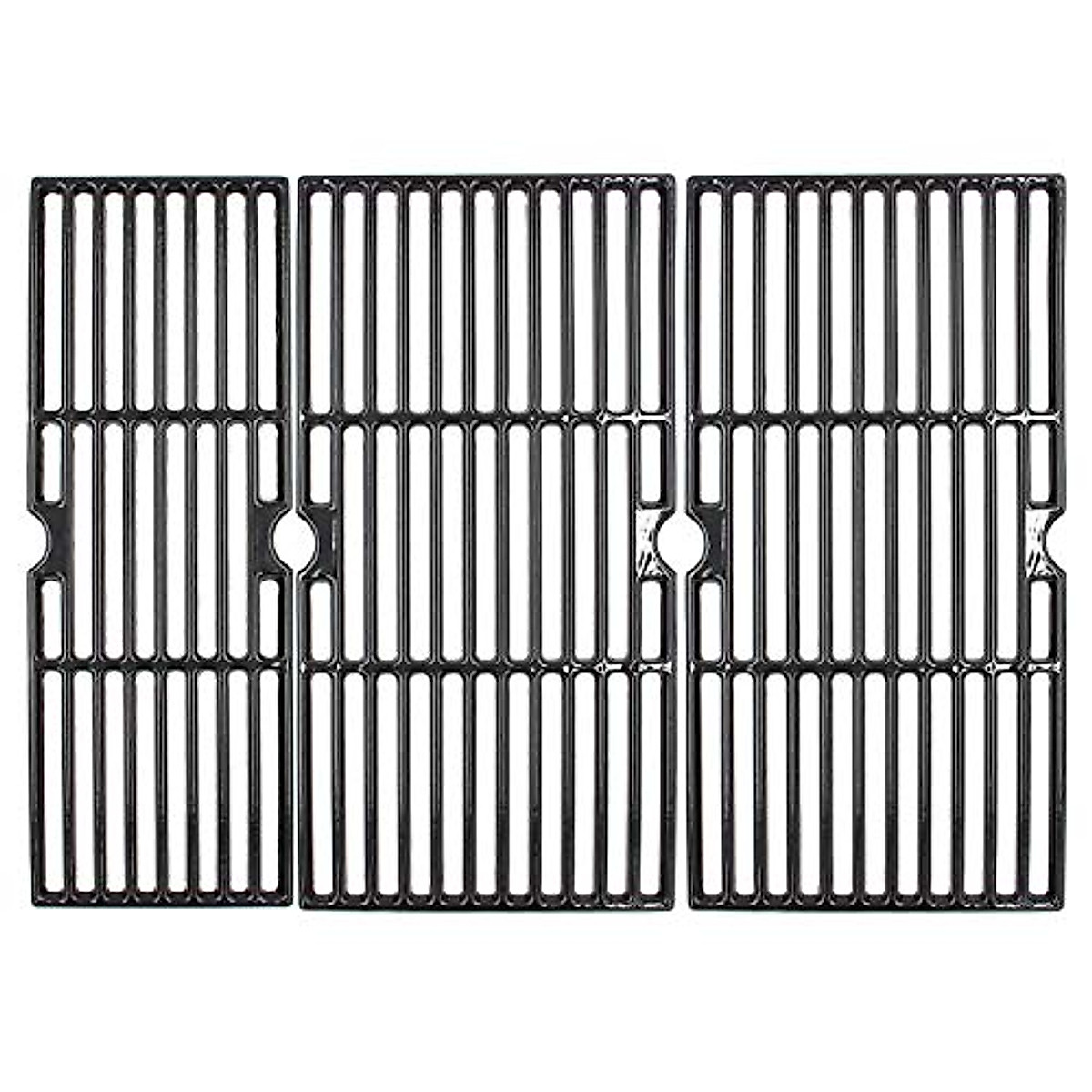 Hongso 18" x 25" Cast Iron Cooking Grates for Charbroil Performance 463377017, 463347017, 463376018P2, 463673617, 463376117, 463377117, 4-Burner 475 Cart Liquid Propane Gas Grill, 3 Pack, PCZ163
