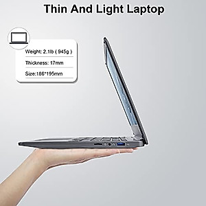 EVRAIN Windows 10 Mini Laptop, Intel Celeron N4020, 6GB RAM, 64GB Storage, 11.6" HD Anti-Glare Display, Windows 10 Laptop, Learning Laptop, Office Laptop for Men and Women