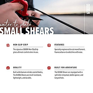 BUBBA Small Shears Red