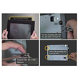 SuperLogics 15.6" LED Monitor with 5-Wire Resistive Touch Screen - 1920 x 1080 Resolution, 250 NITS Brightness, IP65 / NEMA4 Front Panel, Black