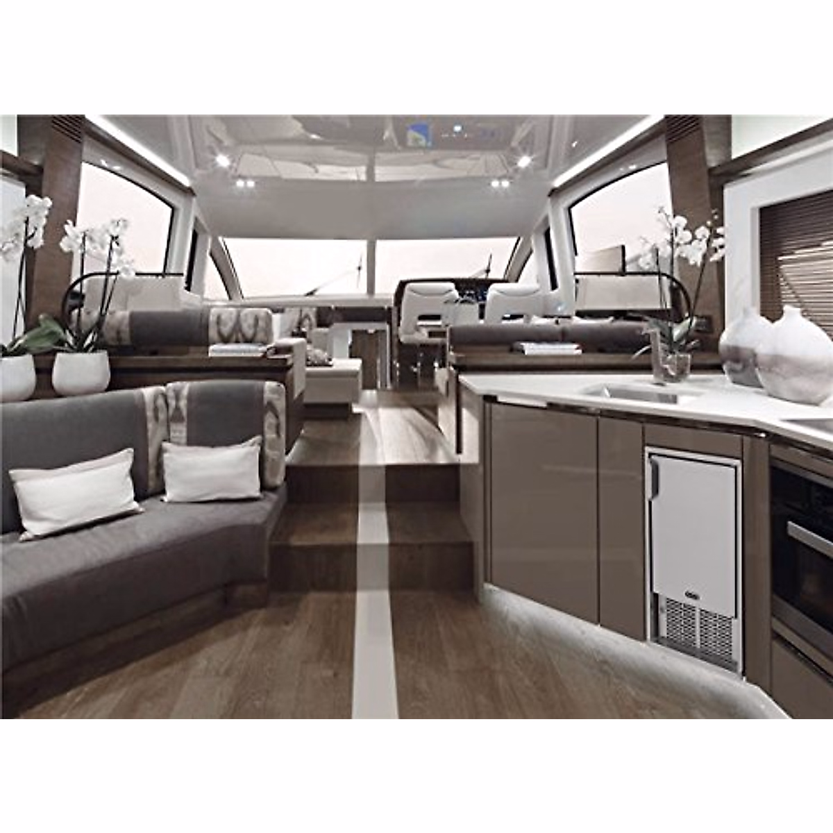 Whynter MIM-FK-14231 Marine Ice Maker Flange Kit, Stainless Steel