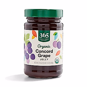 365 by Whole Foods Market, Organic Concord Grape Jelly, 17.5 Ounce