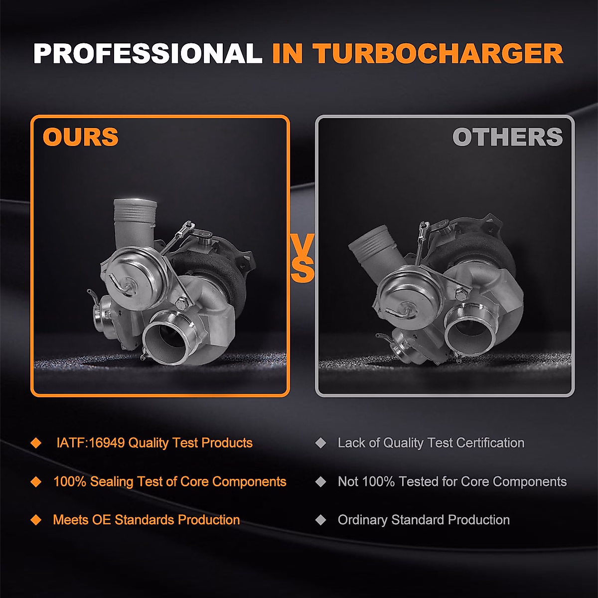 Bapmic 49377-06200 Turbo Charger Turbocharger Kit Compatible with 2003-2009 Volvo S60 S80 V70 XC70 XC90 B5254T2 2.5 LP TD04-14T