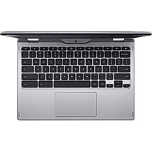 Acer Newest 2-in-1 Ultra Slim Chromebook, 11.6inch IPS Multi-Touch Screen, Intel Celeron Processor Up to 2.4 GHz, 4GB LPDDR4 Memory, 32GB eMMC, WiFi, Bluetooth, Chrome OS (Chrome OS, Silver)(Renewed)
