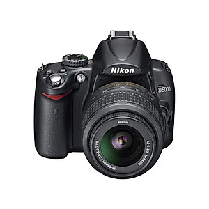 Nikon D5000 12.3 MP DX Digital SLR Camera with 18-55mm f/3.5-5.6G VR Lens and 2.7-inch Vari-angle LCD (Renewed)