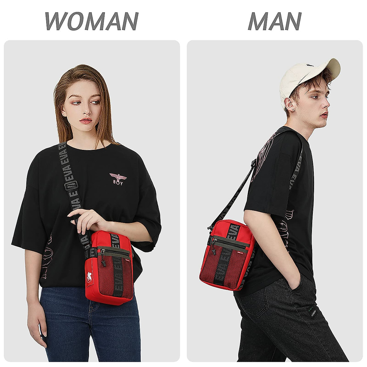 FIREFIRST x RADIO EVA - Evangelion Mini Crossbody Shoulder Bag…